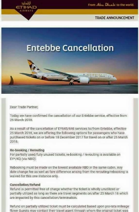 Etihad – CEO East Africa