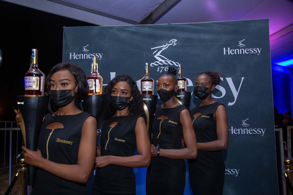 From left to right_ Hennessy Brand Ambassadors Beveline Andika, Rachel ...