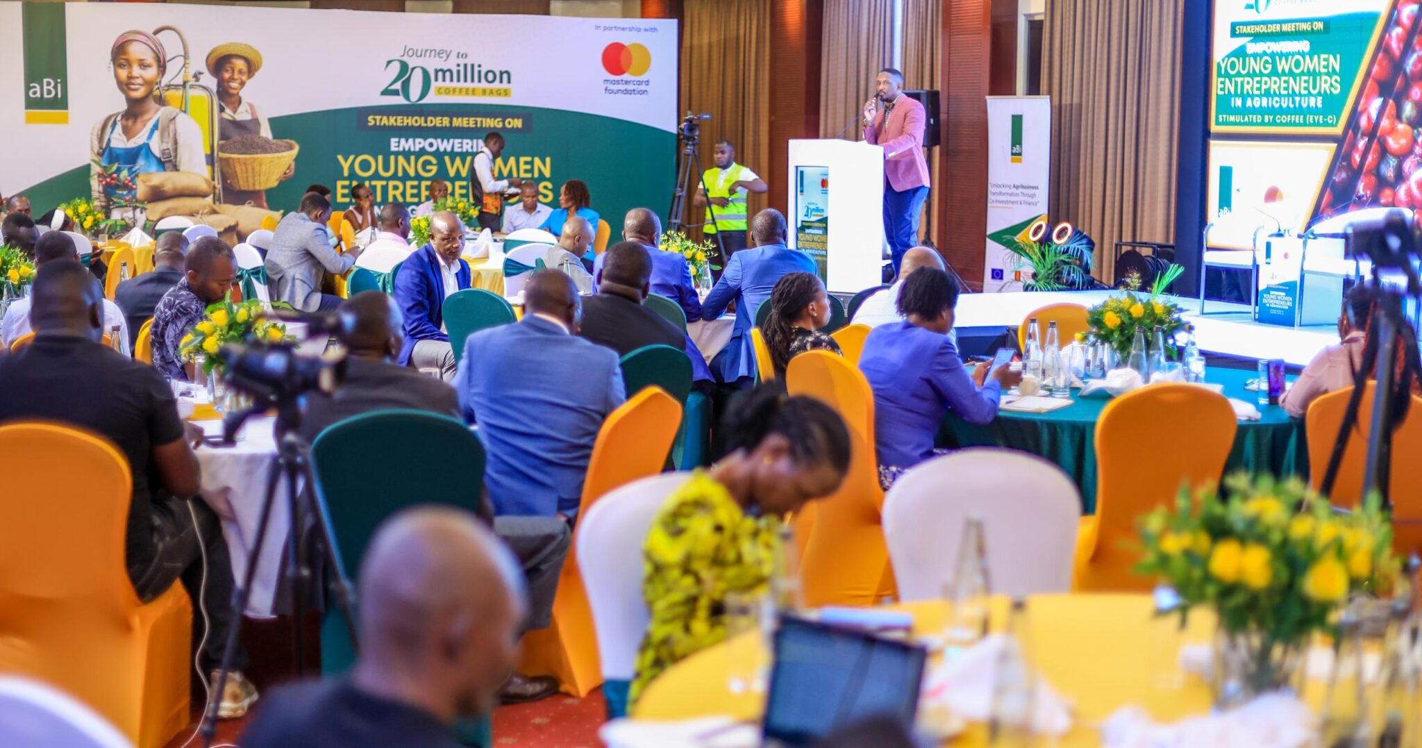 Attendees pictured at the stakeholder meeting.