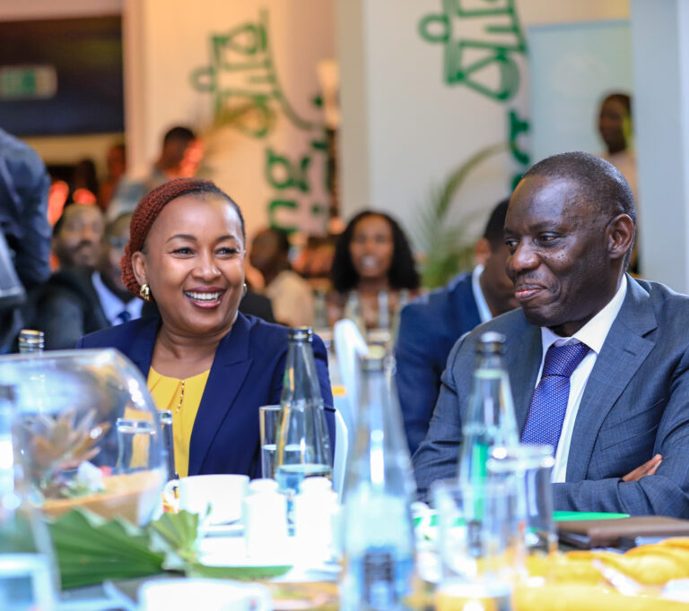 MTN Uganda CEO Sylvia Mulinge, and Bank of Uganda Governor Michael ...