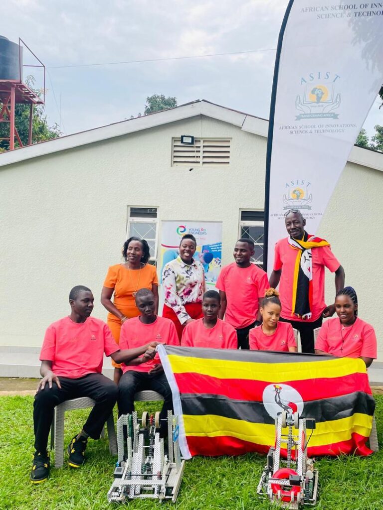 Young Engineers Robotics students set a new African Record in Senegal